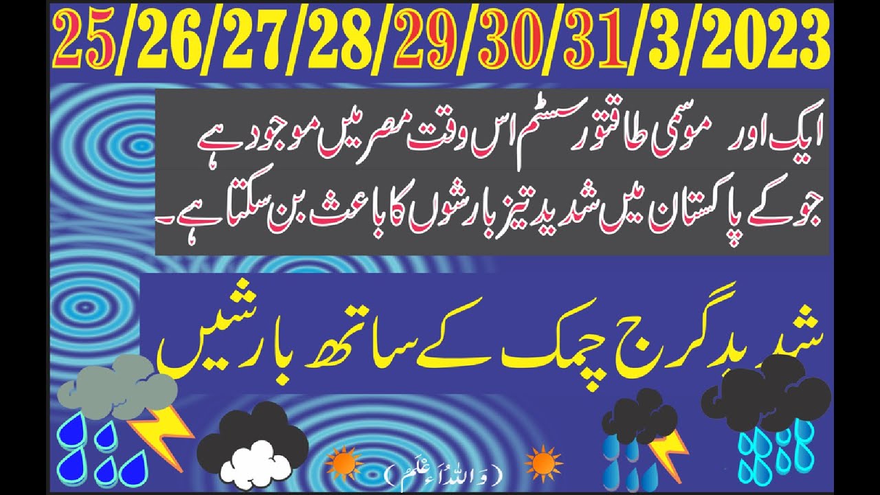 Pakistan weather | Punjab weather | weather update today | mausam ...