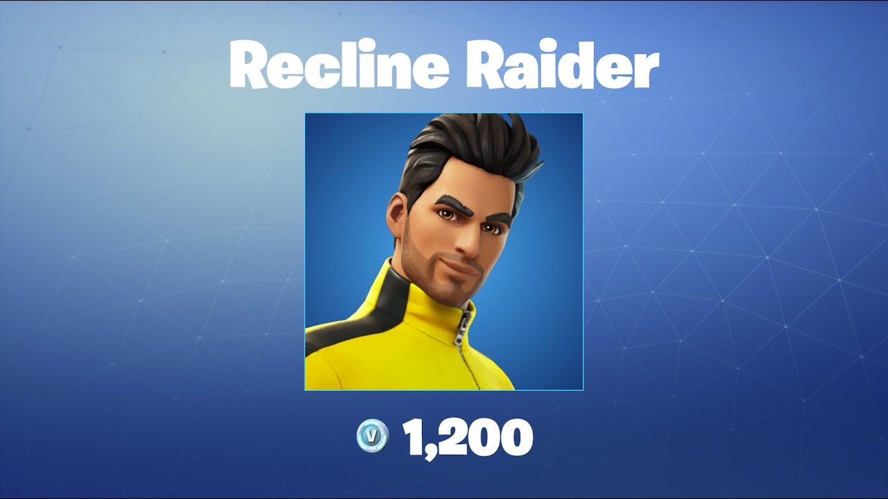 Recline Raider | Fortnite Outfit/Skin - YouTube