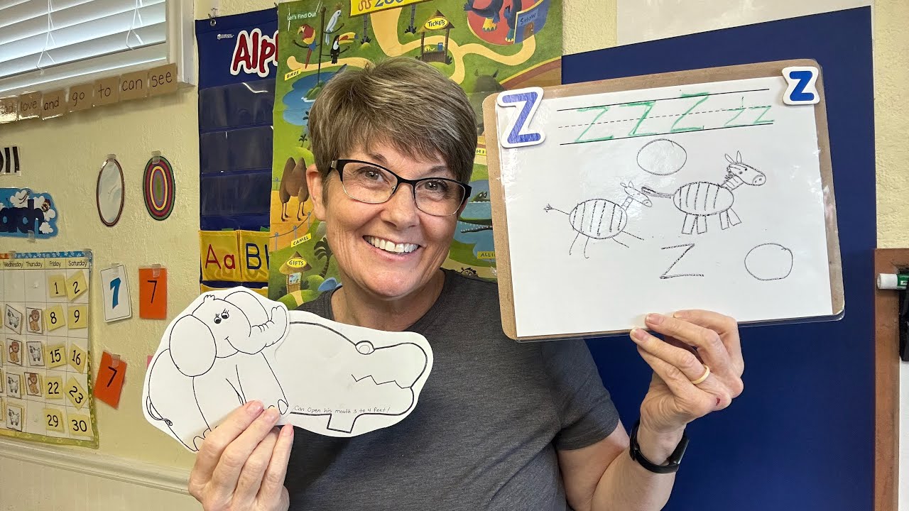 Letter Zz… zoo spots and stripes. (Part 1) - YouTube