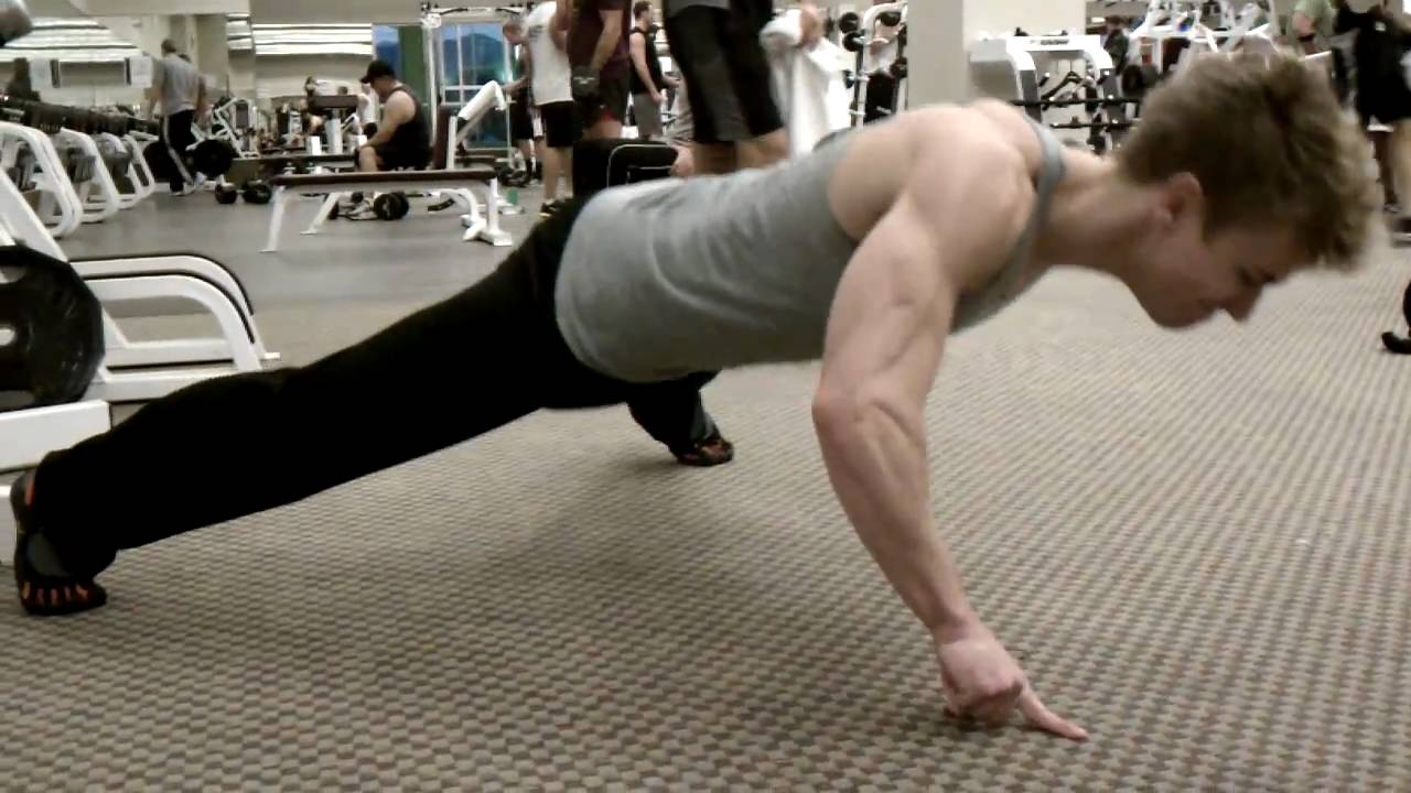 2 finger one arm push-ups - YouTube