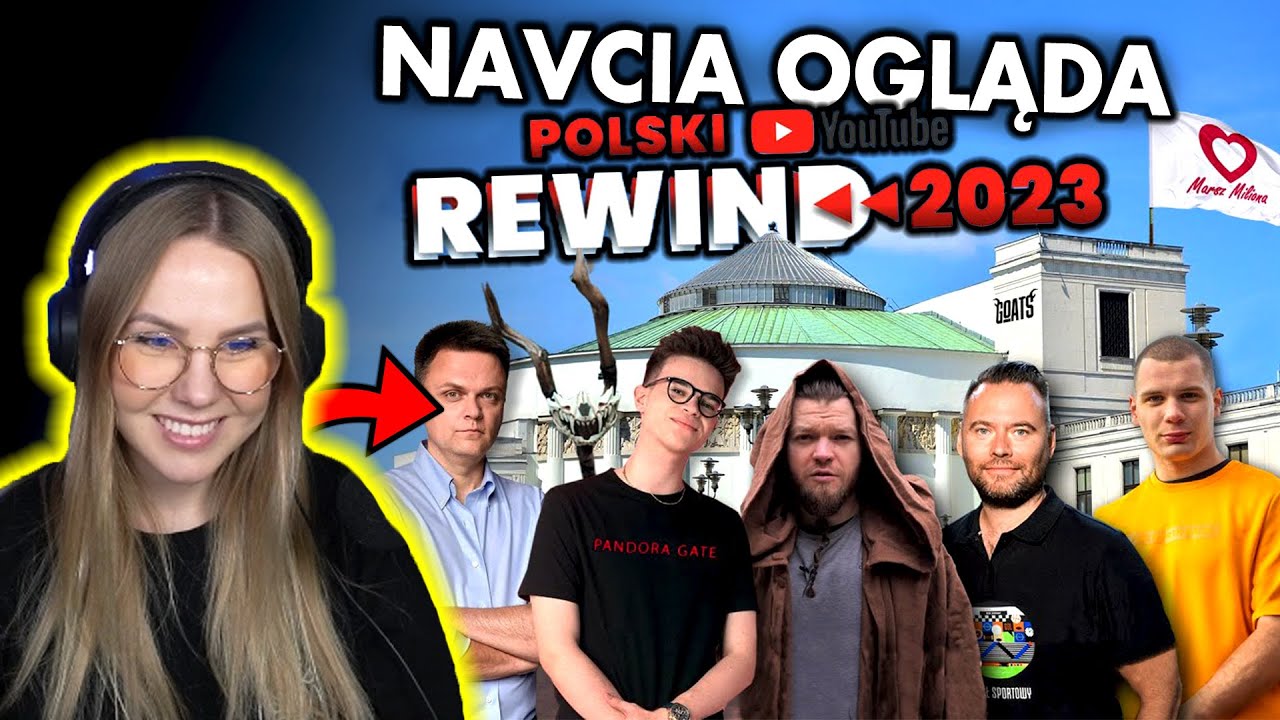 NAVCIA ogląda POLSKI YOUTUBE REWIND 2023 - YouTube