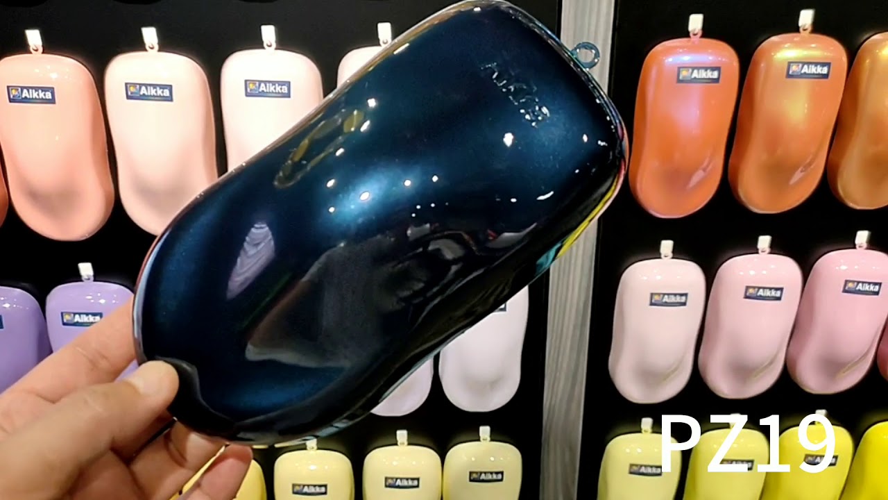 PZ19 Aikka Supreme Pearlized Colour PZ19 for Car Spray Painting - YouTube