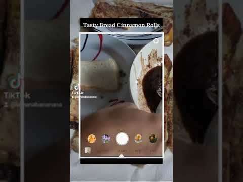 Tasty Bread Cinnamon Roll #cinnamon #nobake #nobakerecipe #breadrecipe