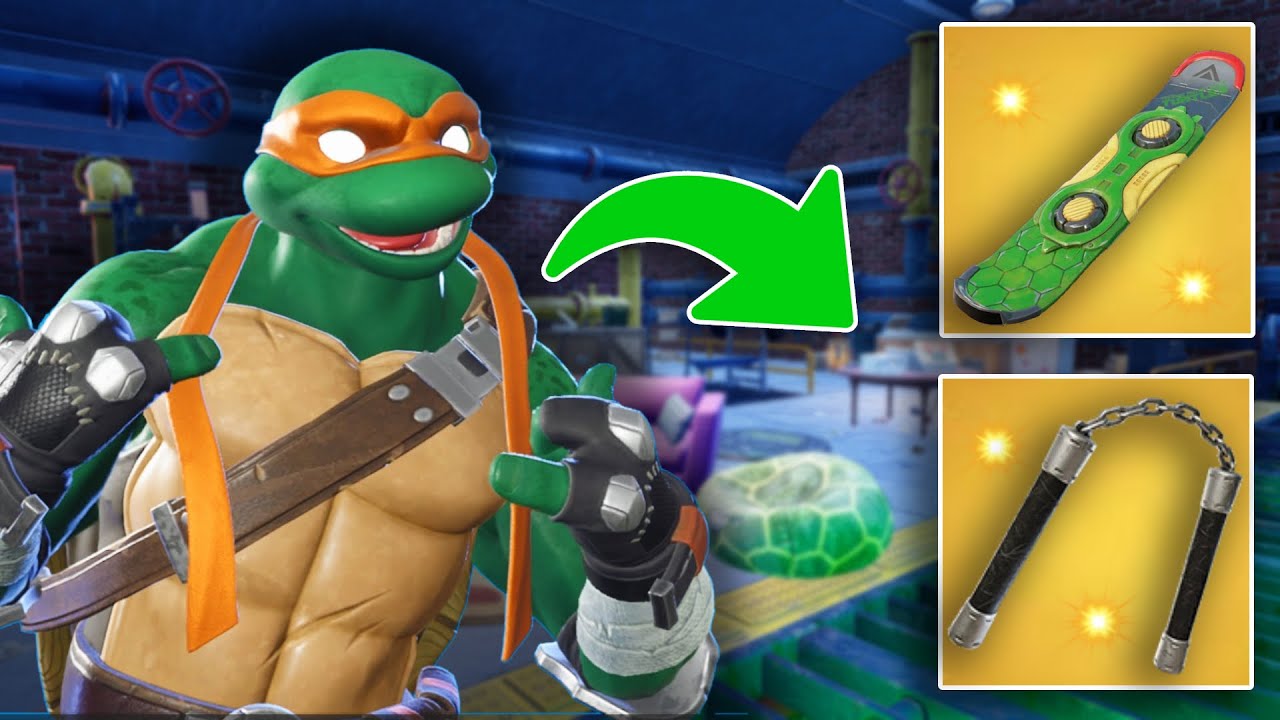 Fortnite's NINJA TURTLES UPDATE! New mythics and skins! - YouTube