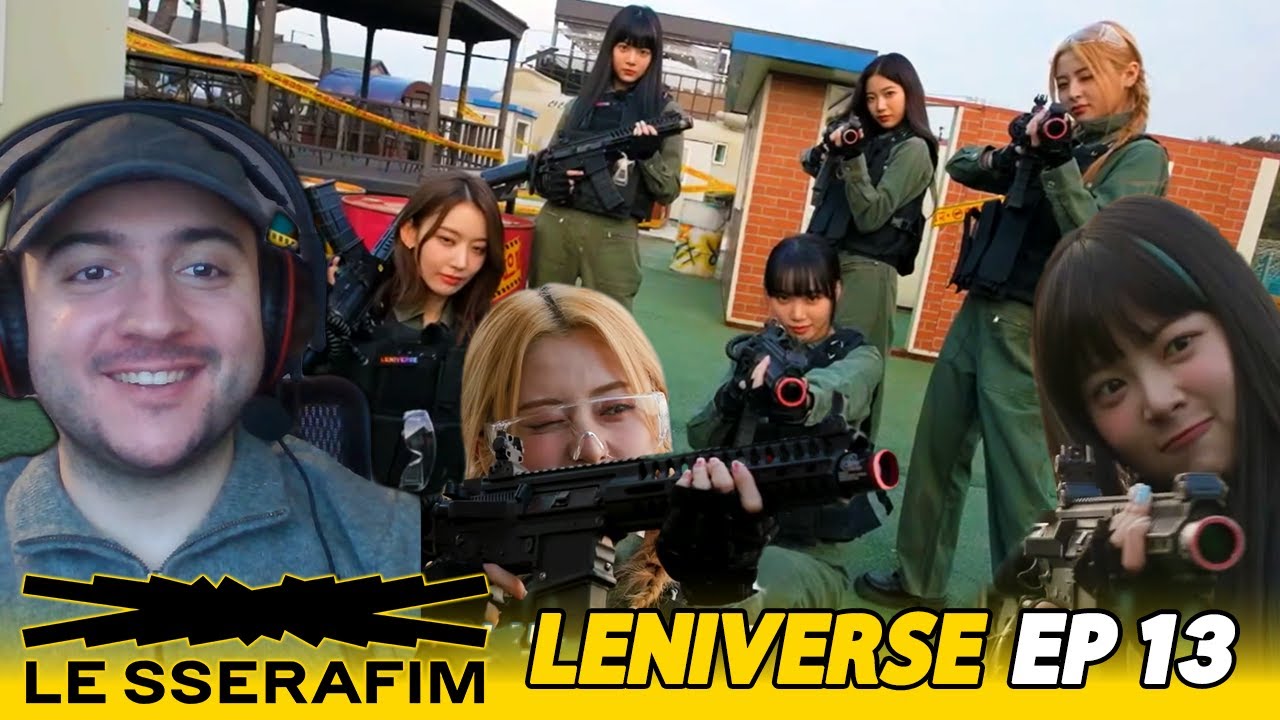[LENIVERSE] EP.13 'FPS Special Part 1' - LE SSERAFIM playing Airsoft! Call Of Duty IRL ...