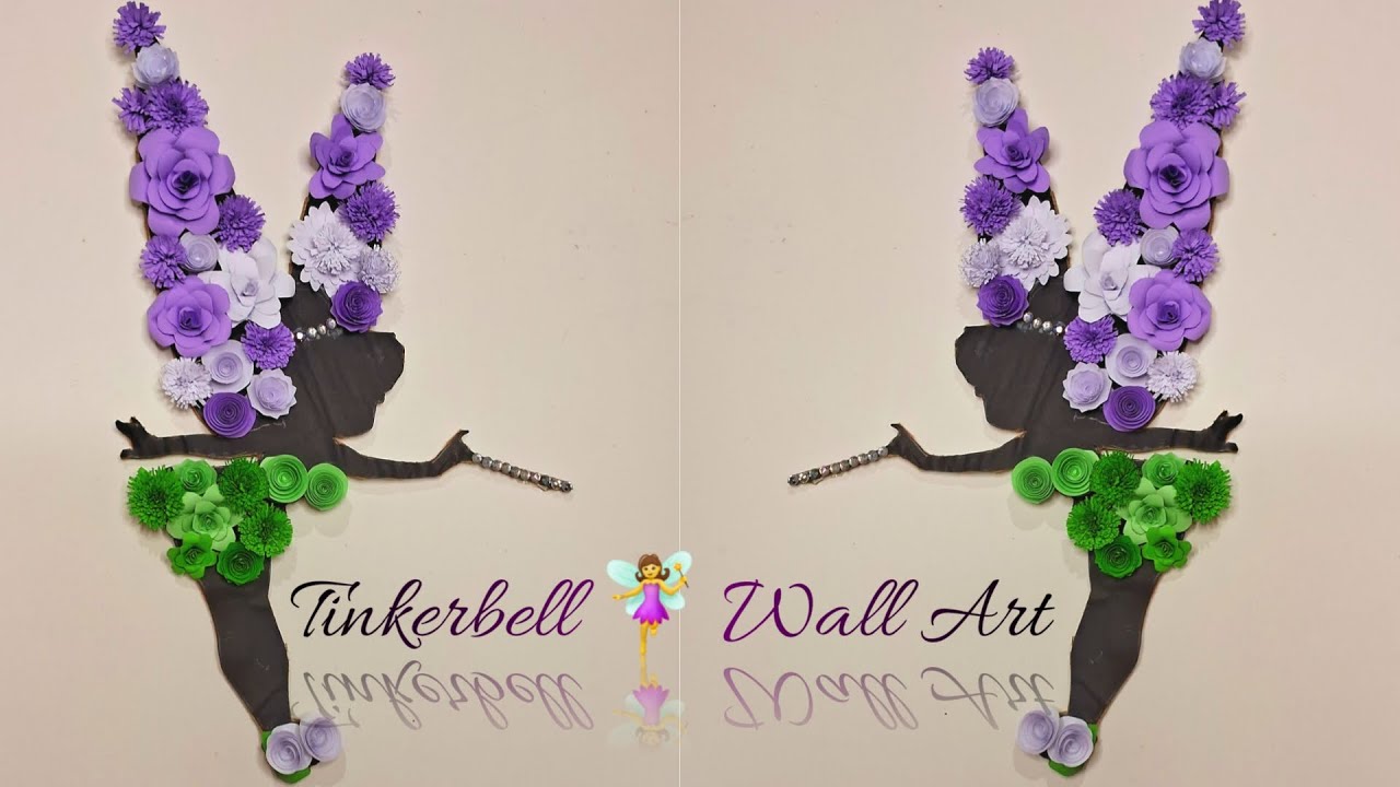 How to make magical Tinkerbell paper craft tutorial - DIY Fairy fun for ...