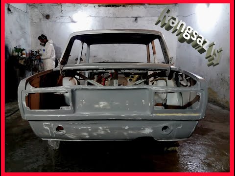 VAZ 2107-nin əsaslı təmiri. 3-cü hissə. Rəngsaz işi (Капитальный ремонт ваз 2107. Часть 3).