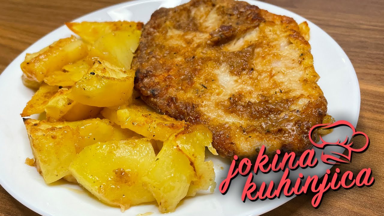 Brz i jednostavan rucak - Svinjske snicle i krompir iz rerne - Rucak za ...