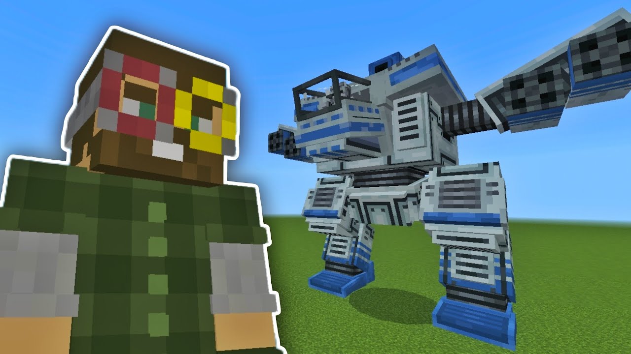 GREATEST MECH MOD FOR MINECRAFT POCKET EDITION!!! - YouTube
