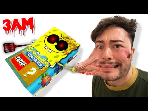 DO NOT UNBOX MYSTERY LEGO SPONGEBOB.EXE BOX AT 3 AM!! (CURSED MONSTER TOYS)