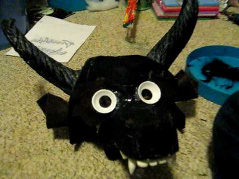 How to make a Minotaur costume part 21 (head) - YouTube