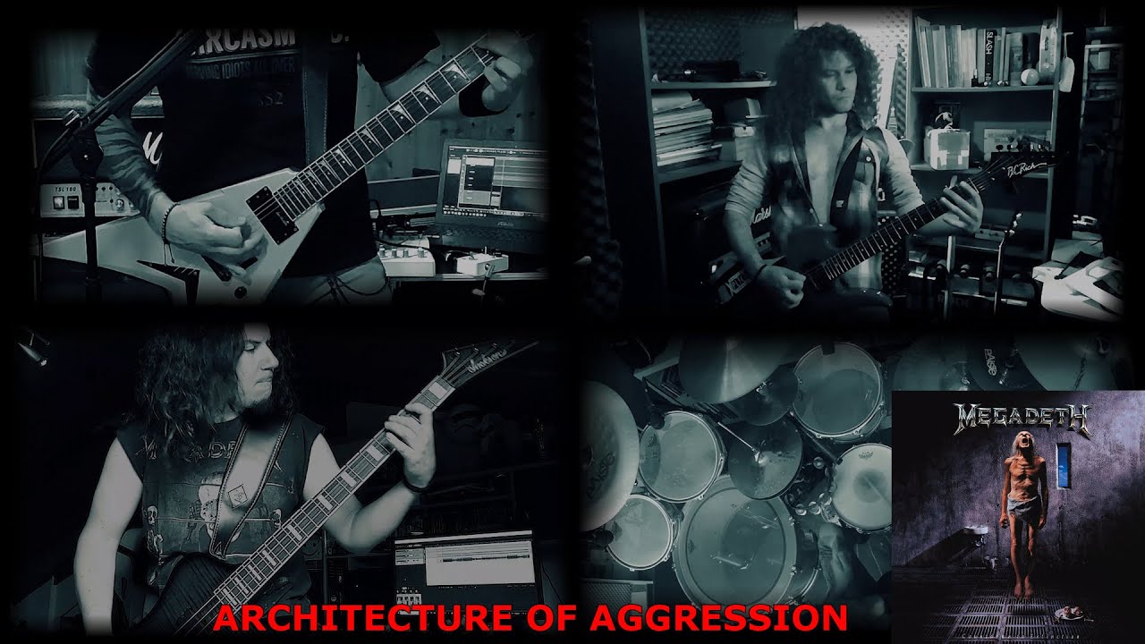 Megadeth - Architecture of Aggression FULL BAND COVER 30th ANNIVERSARY ...