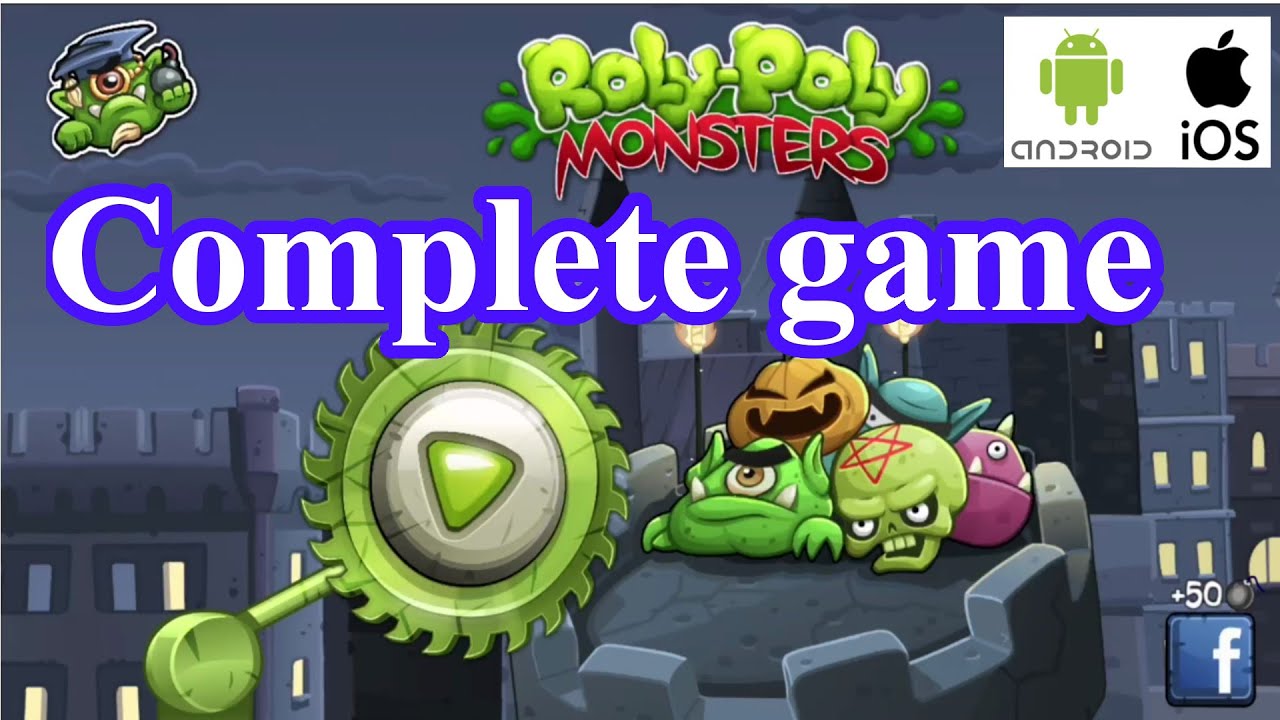 Roly Poly Monsters : Complete Game - YouTube