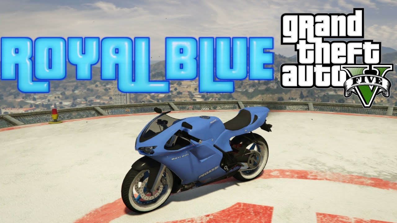 GTA 5 Online MODDED Crew Colors #3 ROYAL Blue! - YouTube