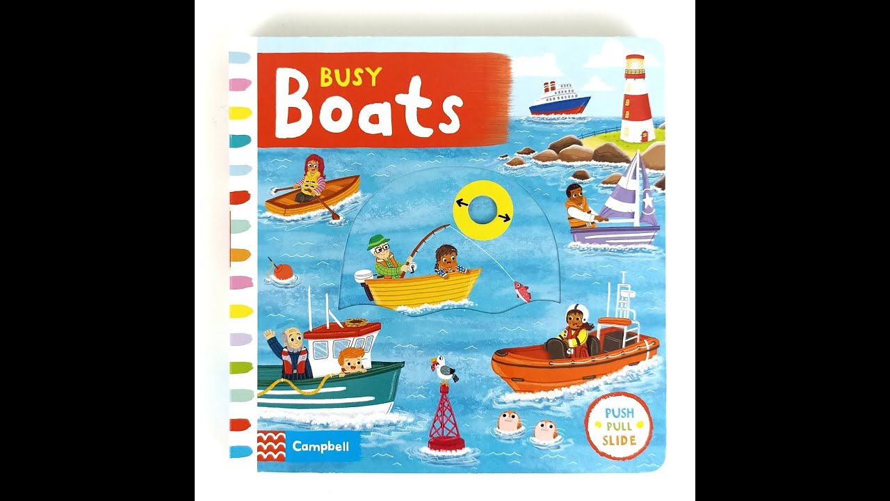 Busy Boats. Board Book by Campbell - YouTube