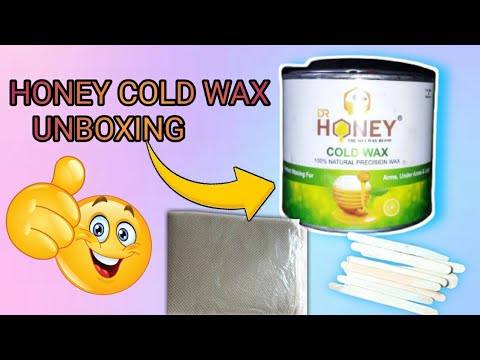 honey cold wax unboxing #cold wax hair removal at home,# - YouTube
