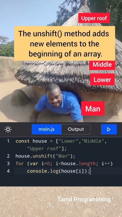 Unshift Method In Javascripthow It Works Youtube