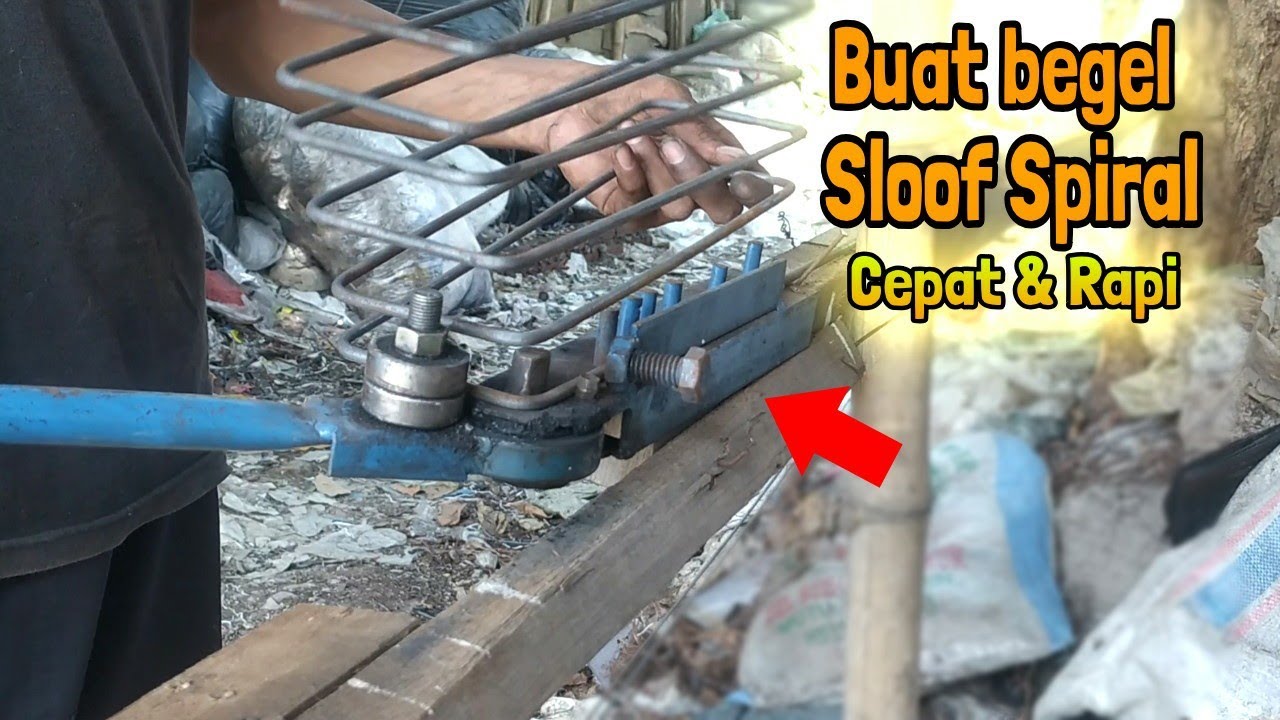 CARA PALING CEPAT BUAT BEGEL SPIRAL | Alat Penekuk Begel Spiral - YouTube