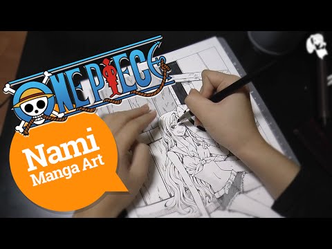 One Piece: Nami. Speed Drawing / Ван Пис: Нами. Манга Арт - YouTube