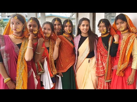 Uttarakhand Culture - Pahadi Dance Annual function GIC Narayan Nagar 