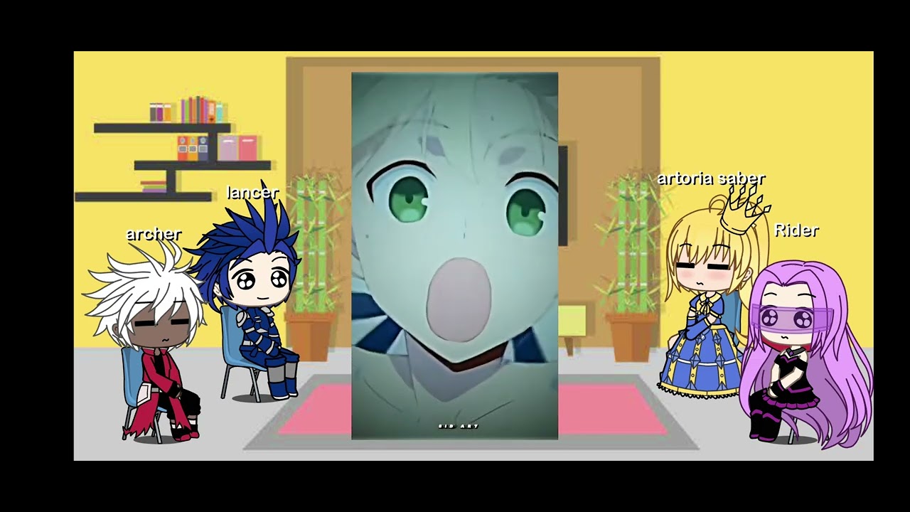 Fate Stay Night Servents React To CCC Gilgamesh and Artoria Lancer [no ...