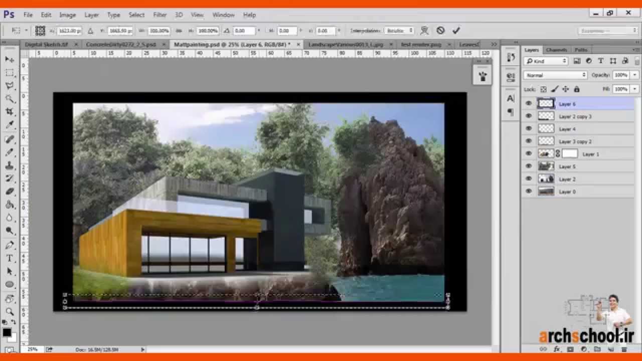 3D max Architecture - YouTube