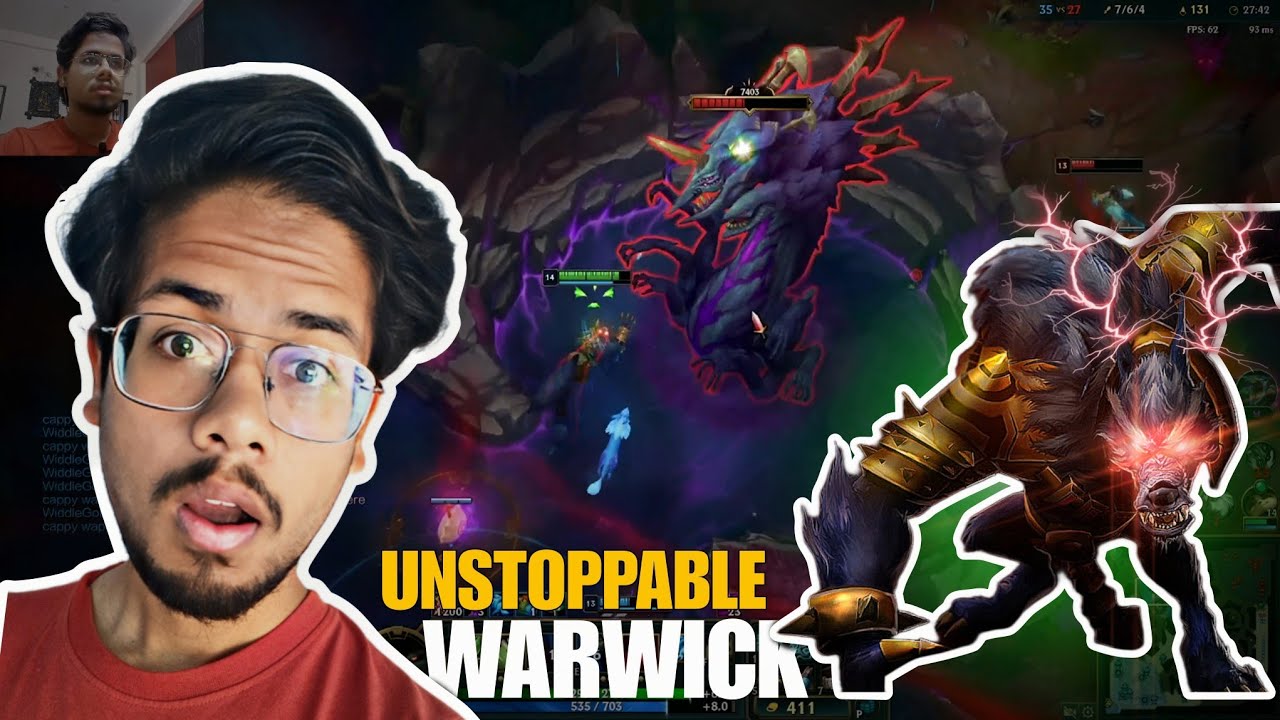 UNSTOPPABLE Warwick Rampage 🔥| League of Legends gameplay #20 - YouTube