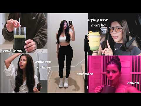 VLOG | DAYS IN MY LIFE 🤍 haircare, wellness routines, matcha, cooking, whole foods haul