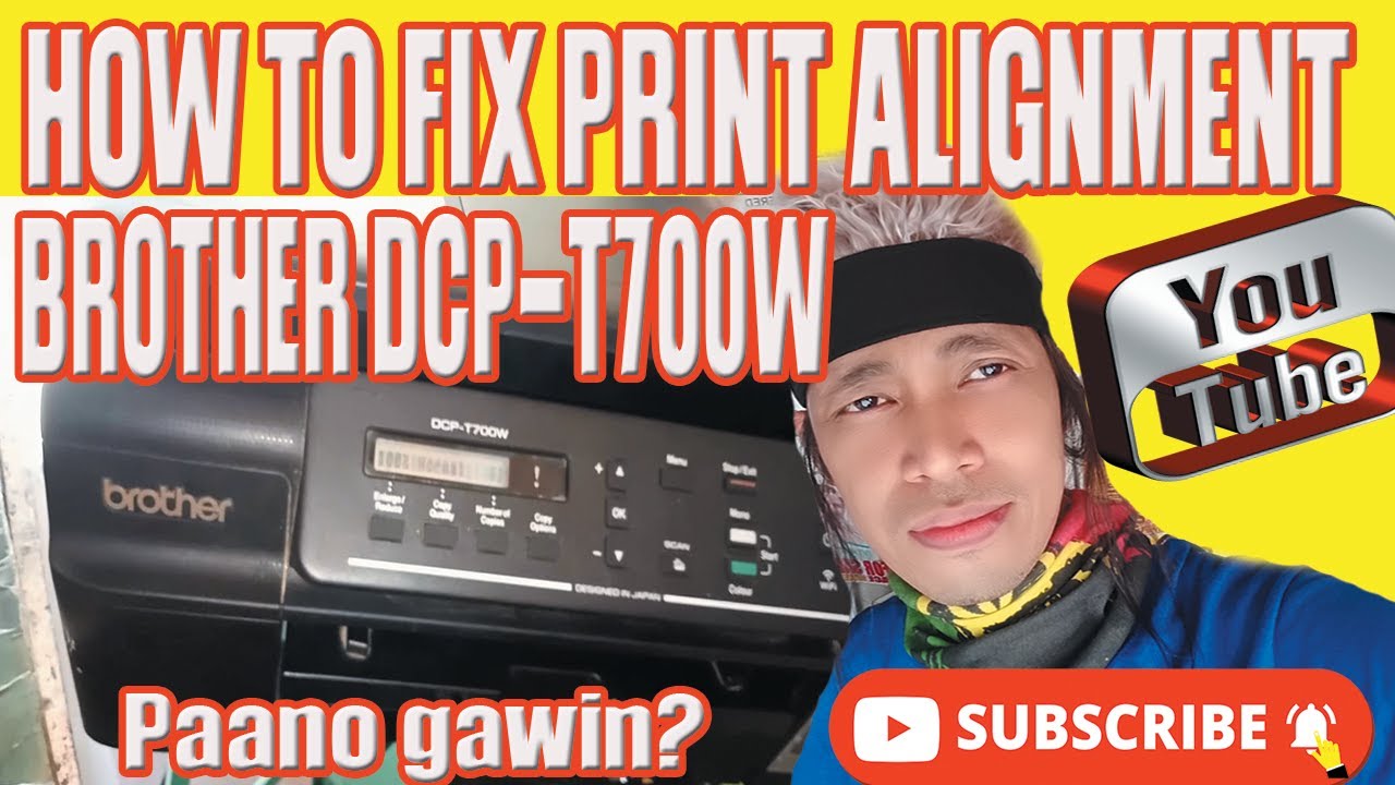 HOW TO FIX PRINT ALIGNMENT BROTHER DCP T700W PAANO GAWIN YouTube HOW TO FIX PRINT ALIGNMENT BROTHER DCP T700W PAANO GAWIN YouTube