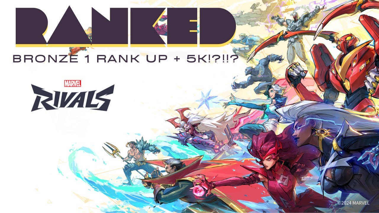 Marvel Rivals Solo Que Ranked Games | Bronze 1 Rank Up - YouTube