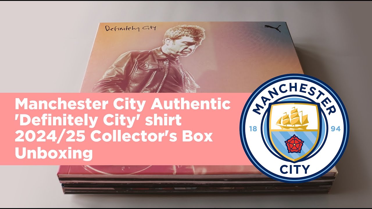 Manchester City Authentic 'Definitely City' shirt 2024/25 Collector's ...