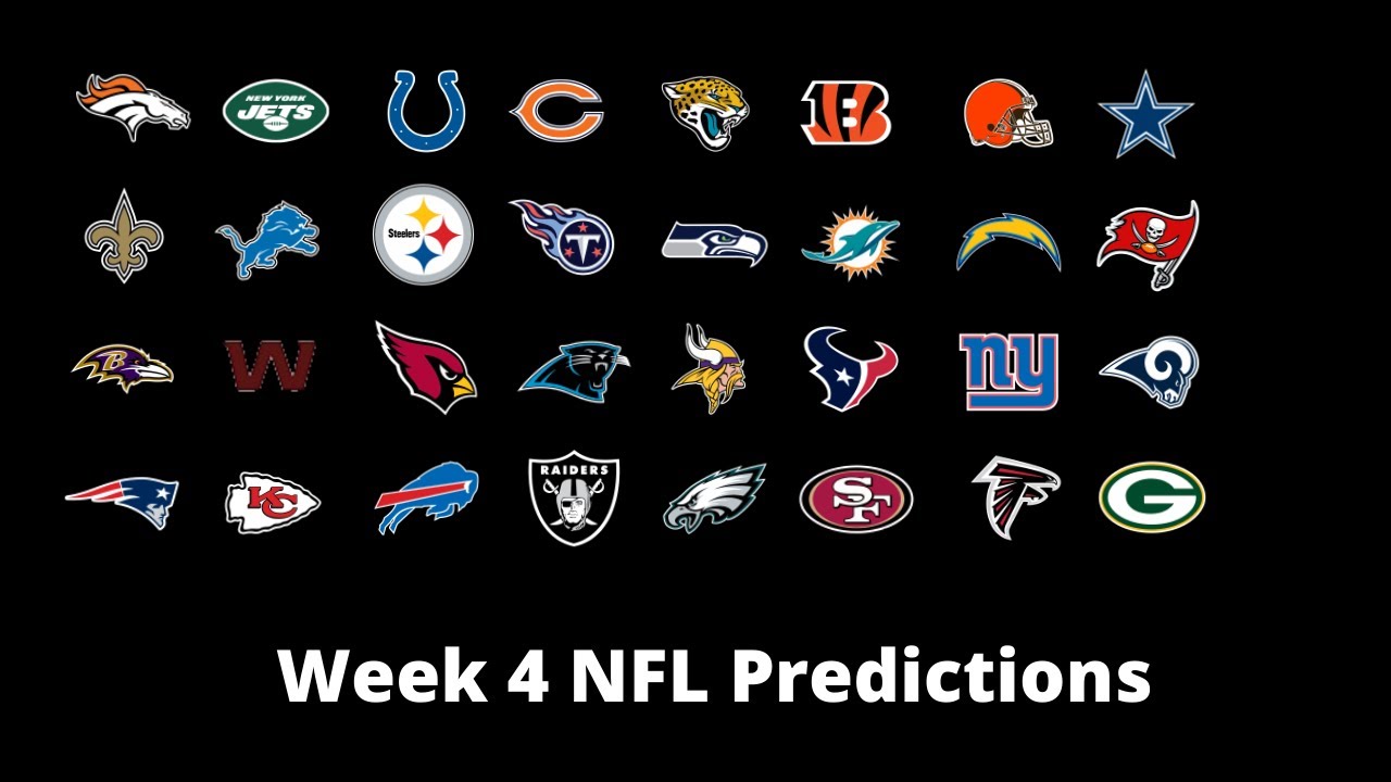 2020 WEEK 4 NFL PREDICTIONS - YouTube