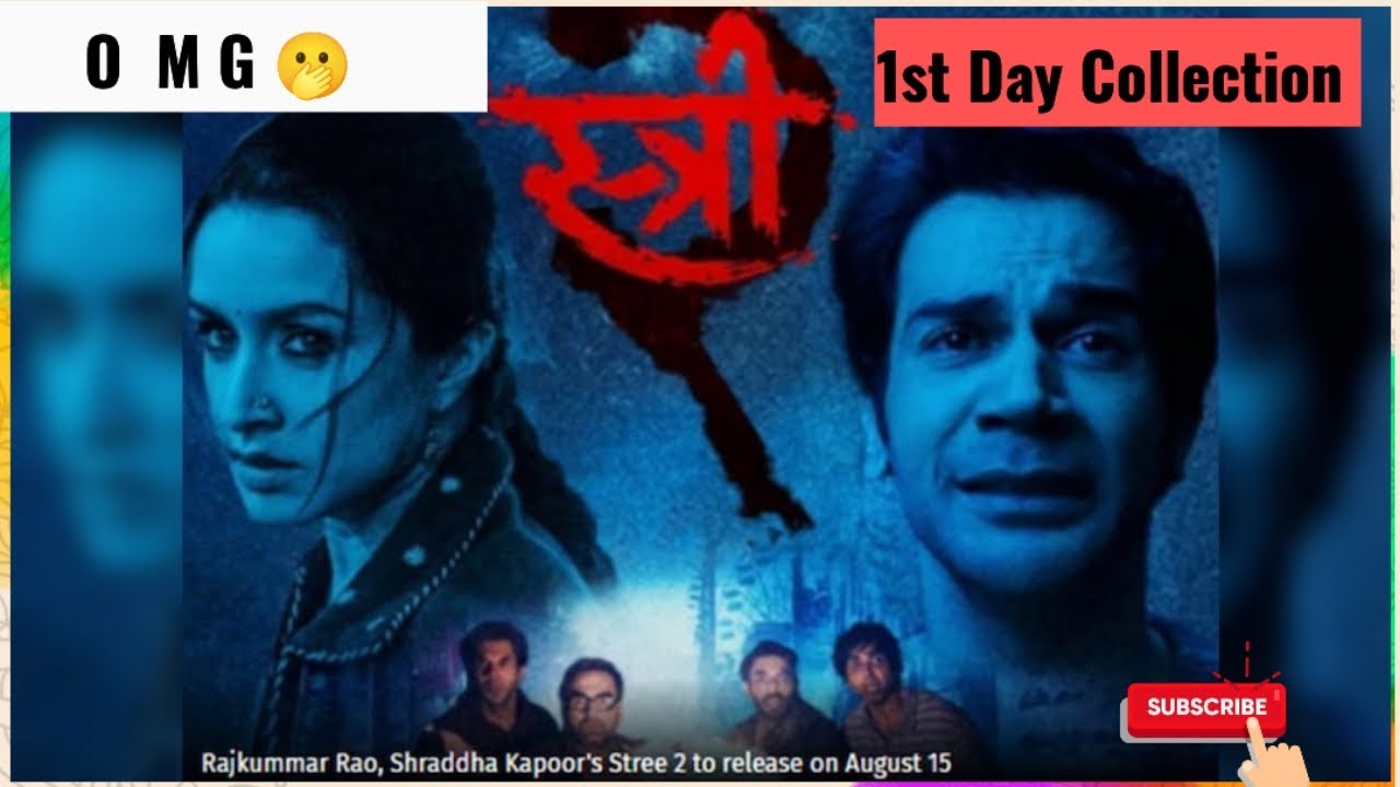 Stree 2 First Day Collection 🫢|| Stree2 success 1st day|| stree 2 movie ...