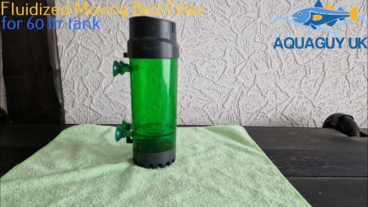 Aquarium fluidized Moving Bed Bubble Filter - YouTube