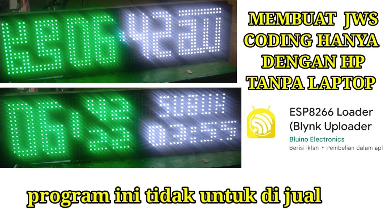 membuat JWS tanpa coding di laptop hanya menggunakan HP#josichannel ...