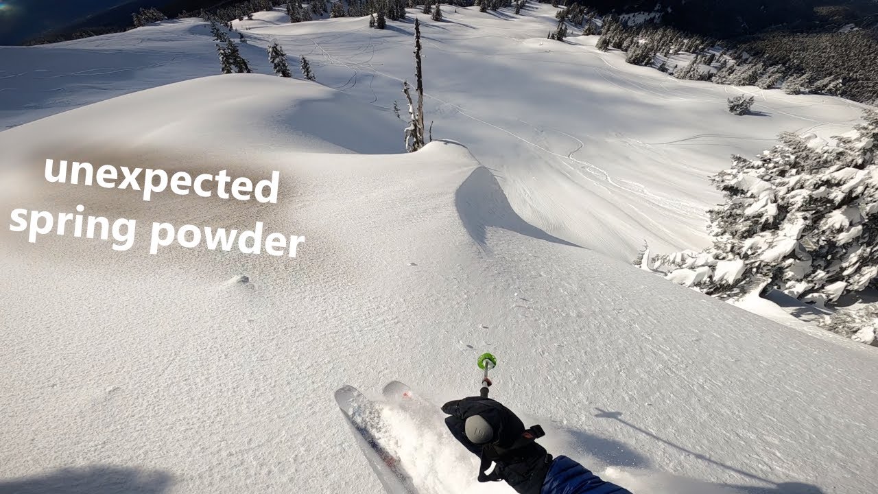 Late Season Backcountry Powder Skiing - YouTube