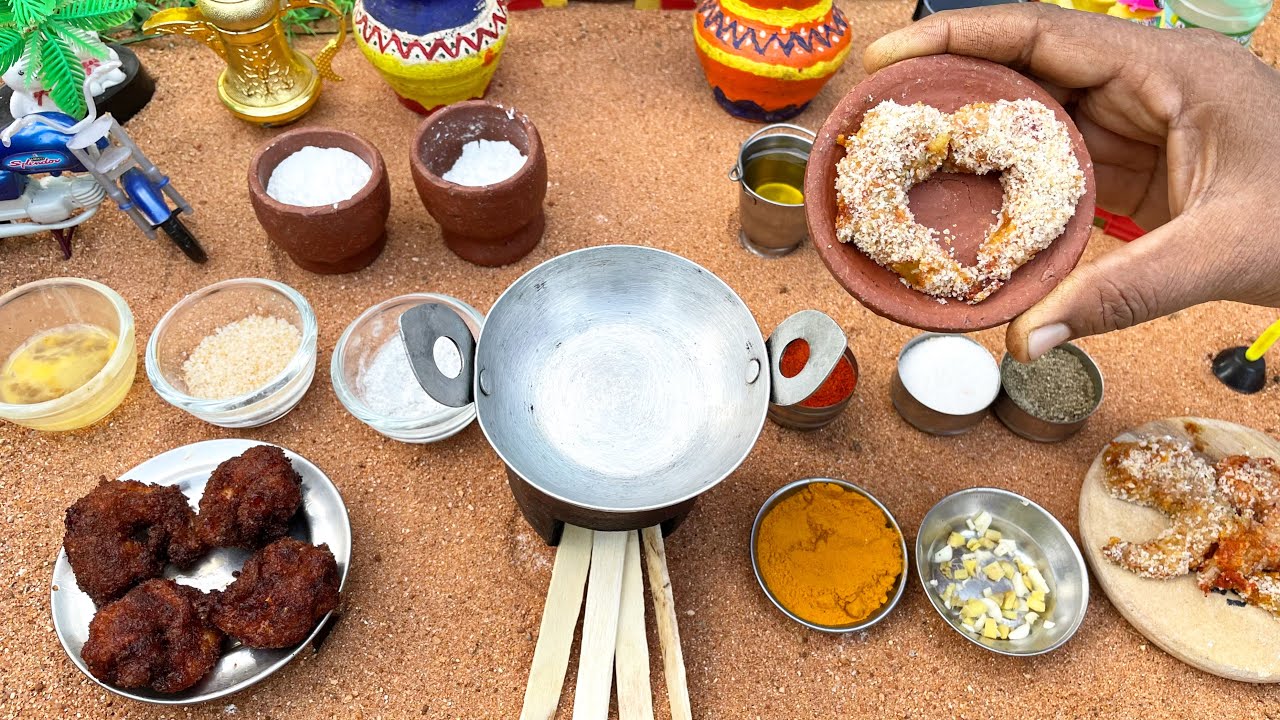 Miniature Crispy Prawns Fry | Mini Cooking | Prawn Recipe | Shrimp Fry ...