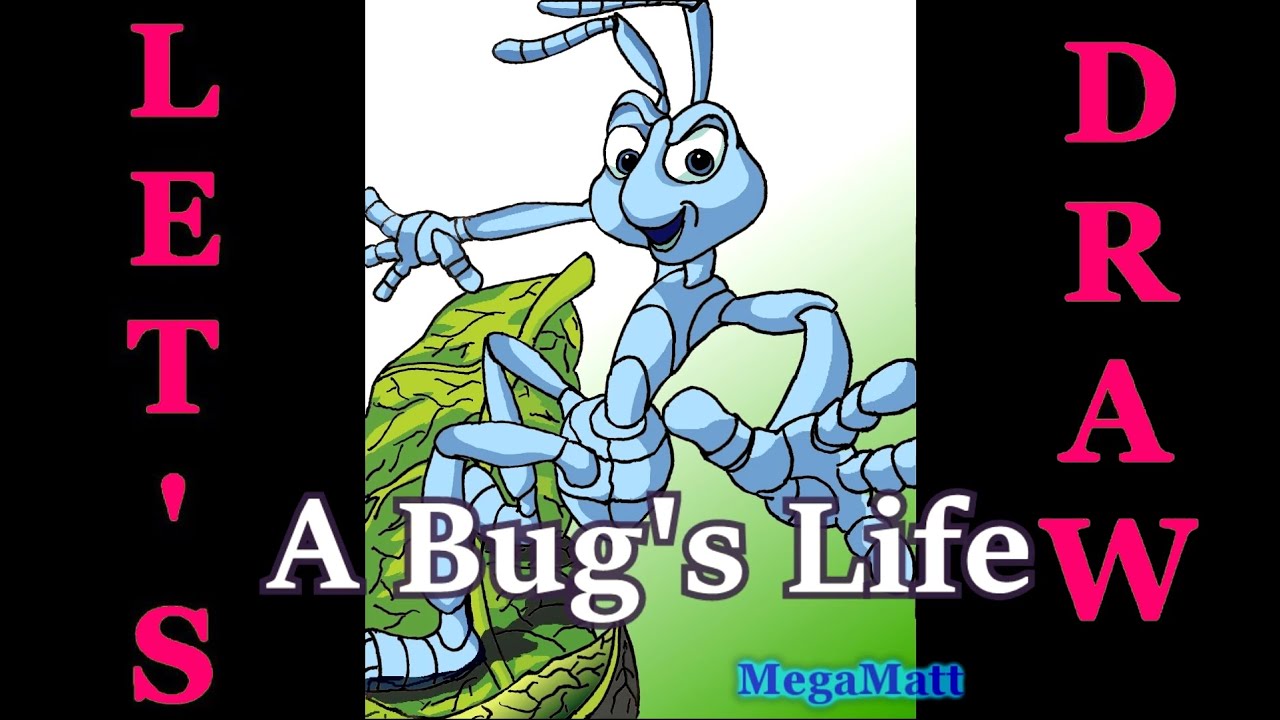 Let's Draw: Flik from A Bug's Life - YouTube