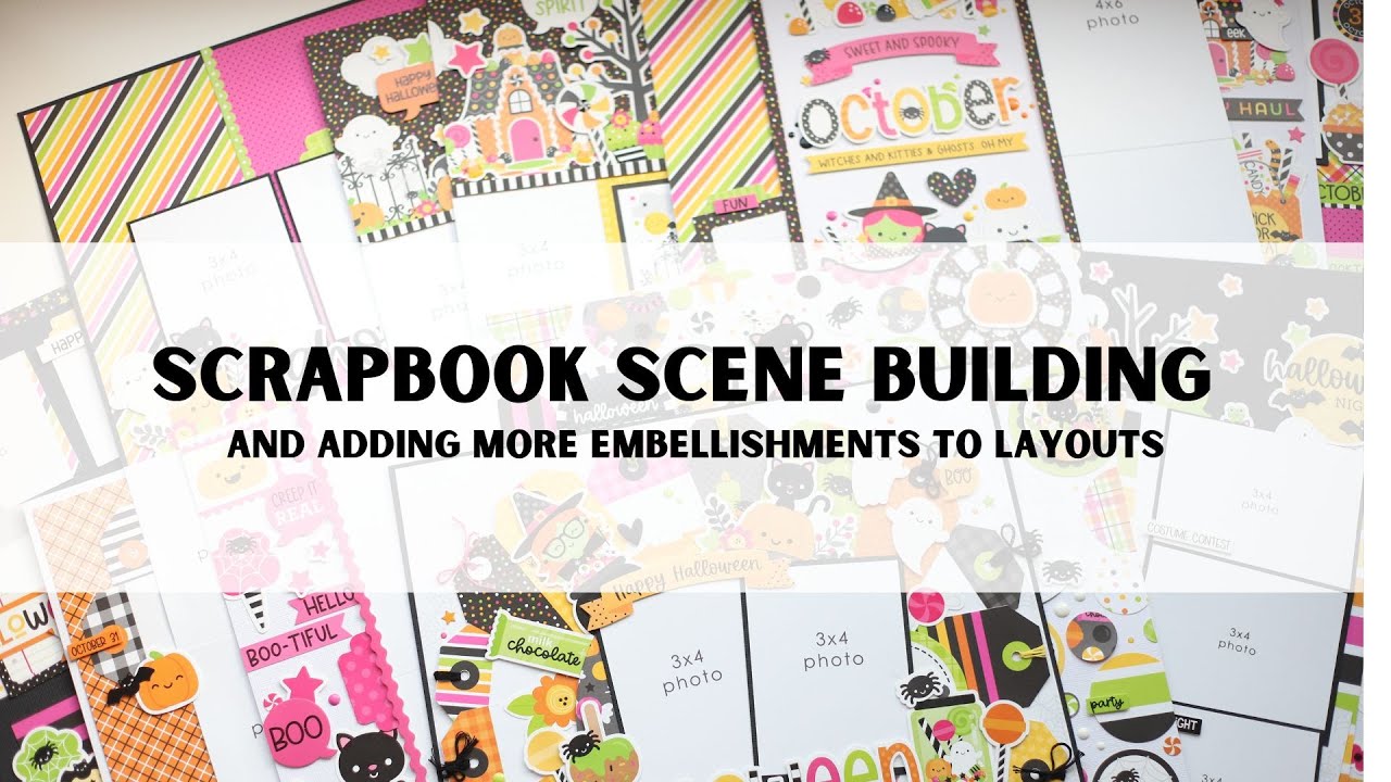 Scrapbook Scene Builing | Online Self Paced Scrapbook Class for getting ...