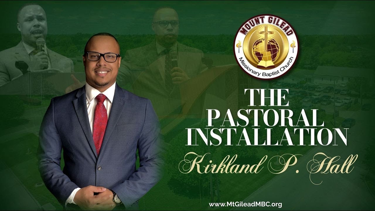 THE PASTORAL INSTALLATION OF REV. KIRKLAND HALL - YouTube