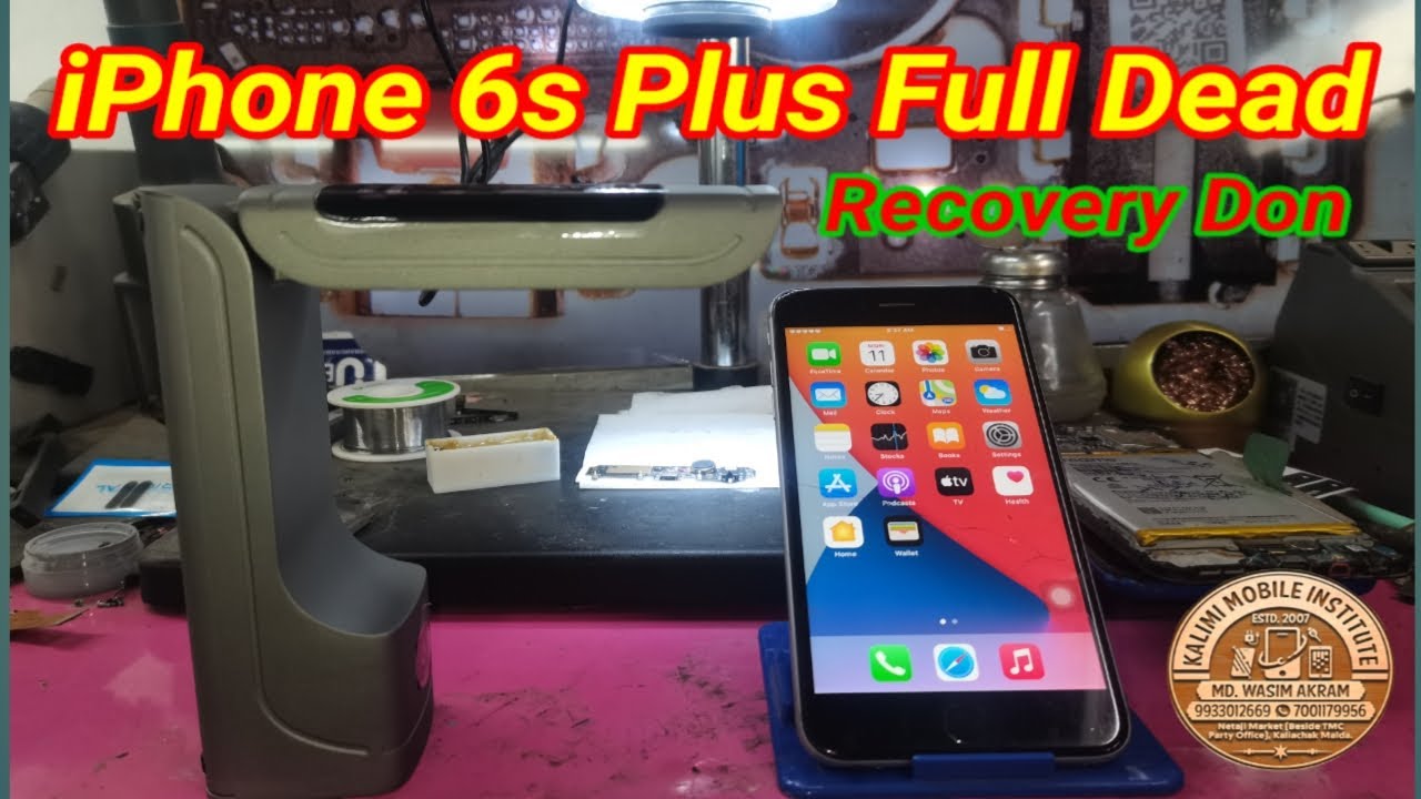 iphone 6s plus full dead thermal ka kamal || iphone 6s plus dead repair ...