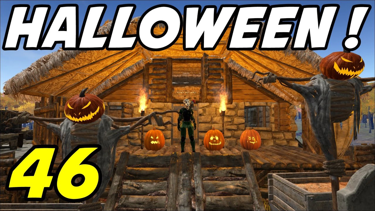 ARK Survival Evolved E46 "Halloween Update!" (Gameplay / Playthrough ...