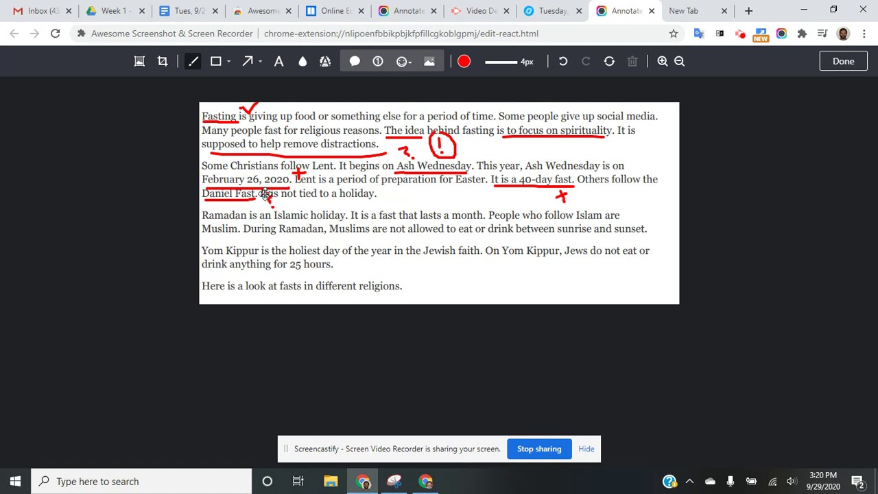 How to Annotate Using the 4 Symbols - YouTube