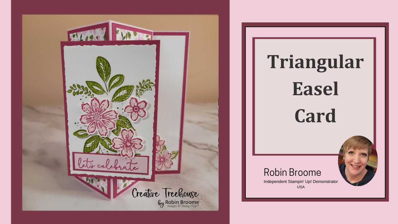 Triangular Easel Card - YouTube