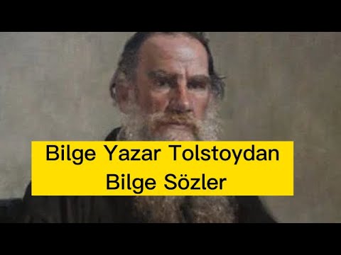 En Etkili Tolstoy Sözleri I Bilge Yazar Tolstoy I Lev Tolstoy Sözleri I Edebi Sözler I Rus Yazar
