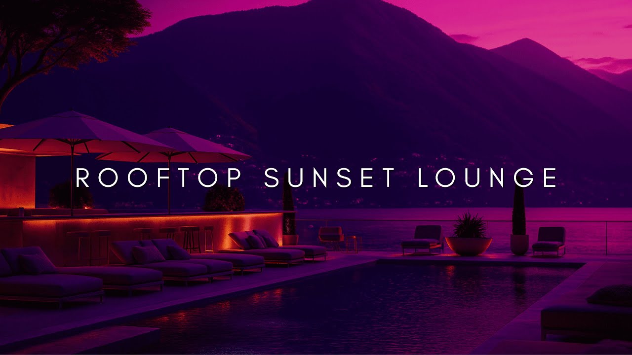 Rooftop Sunset Lounge 2025 | Urban Sax & Deep House Evening Mix • 2 ...