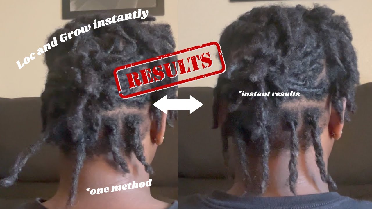LOC AND GROW INSTANTLY | 6 MONTH LOC UPDATE | KHAVIAE'S HAIR # ...