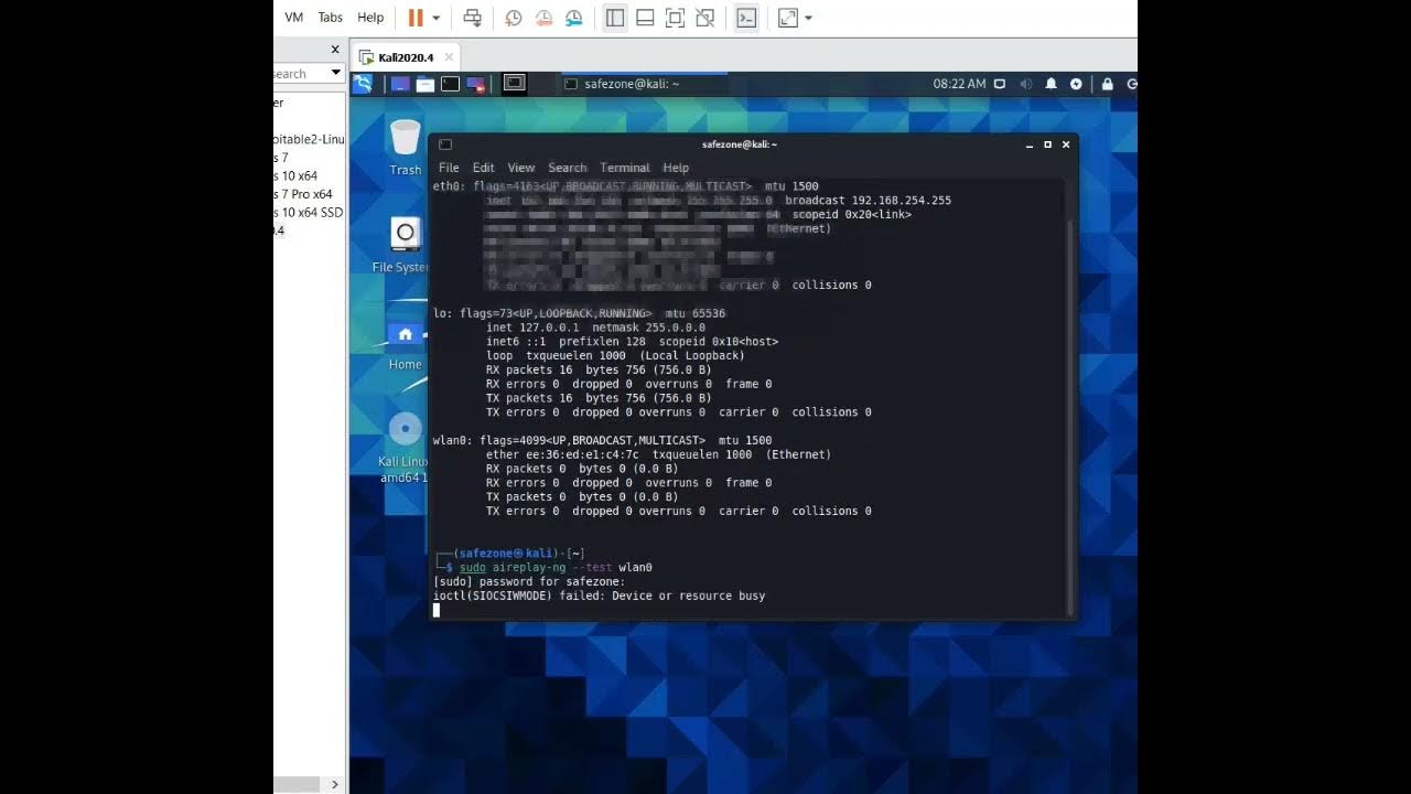 Kali Mini USB WiFi Adapter 2dBi Plug&Play Kali Linux / Win10 Support Monitor Mode & Packet ...