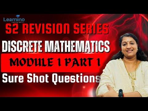 S2 Discrete Maths SETS Revision Part 1 - YouTube