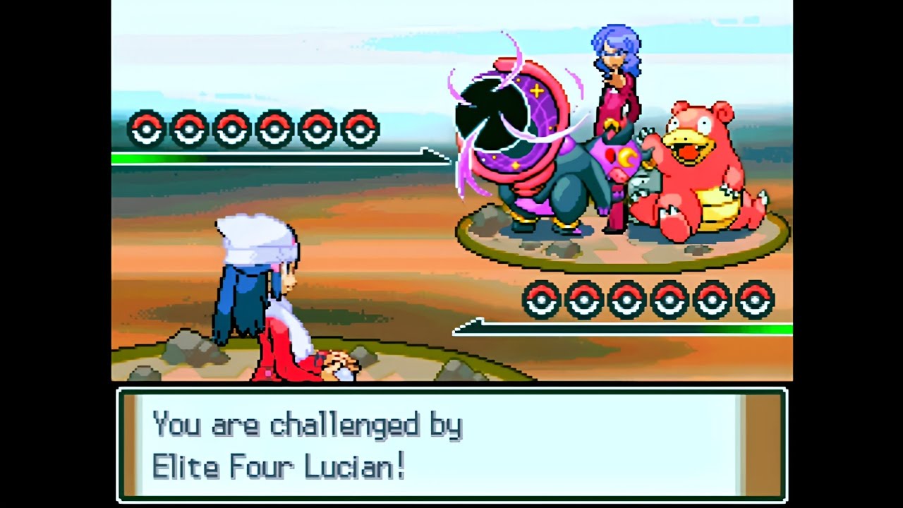 Pokemon Platinum Redux - Elite Four Lucian 1 @ Route 210 (Singles ...